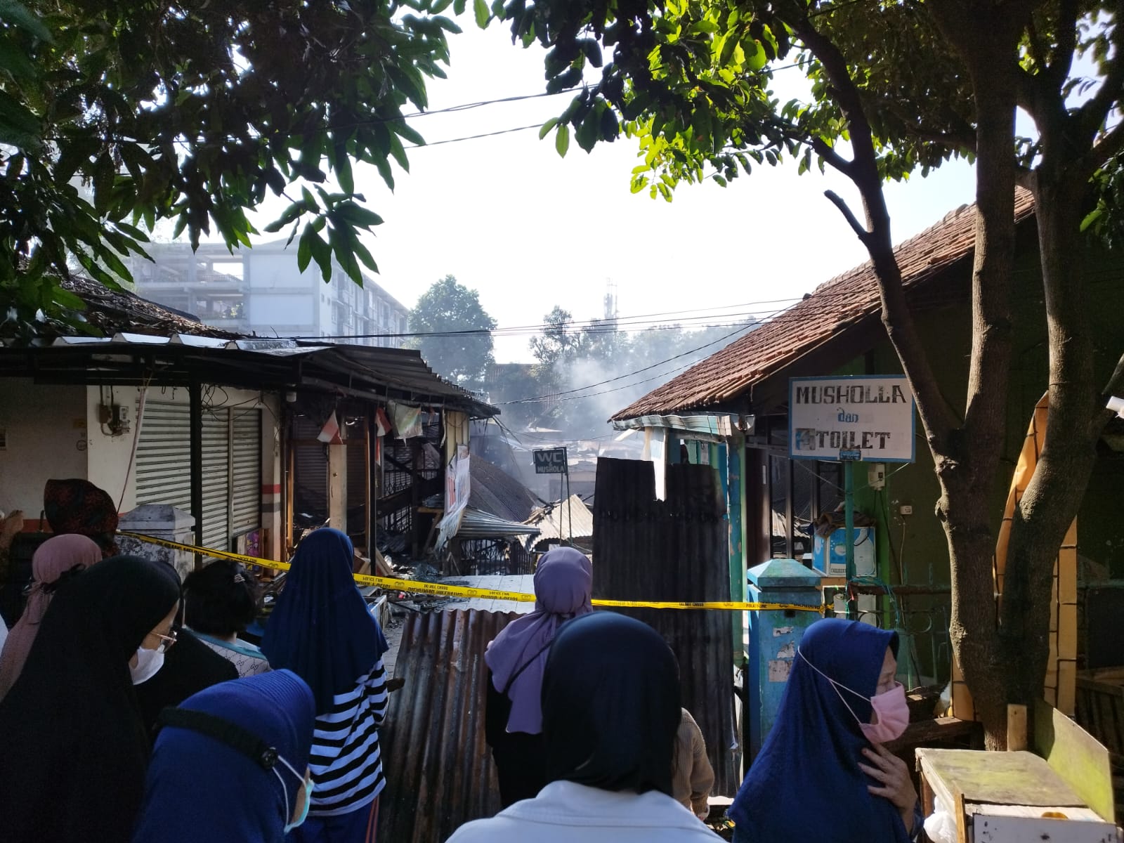 Kondisi Pasar Sadang Serang Pascakebakaran, 160 Los Hangus - infobdg.com
