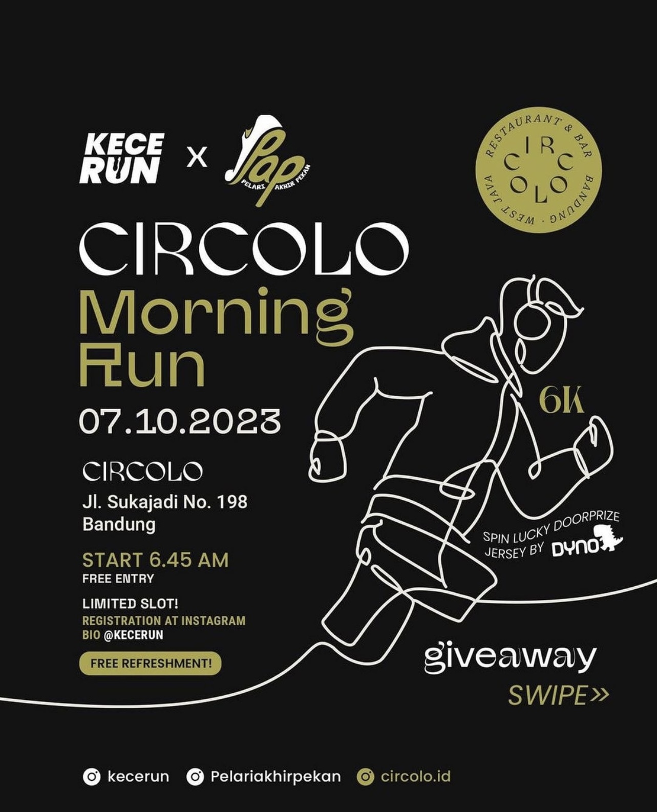 Event Bandung: CIRCOLO Morning Run - infobdg.com