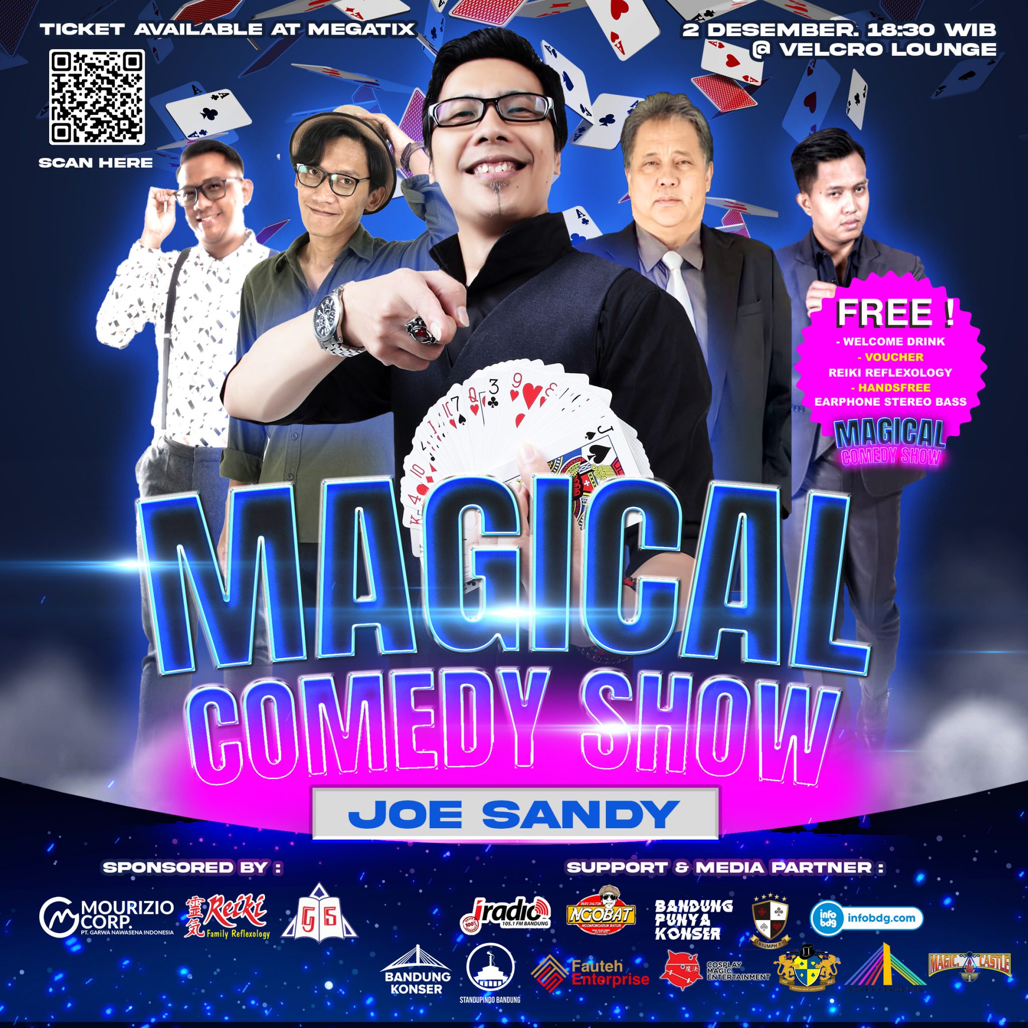 Event Bandung : Magical Comedy Show by Joe Sandy - infobdg.com