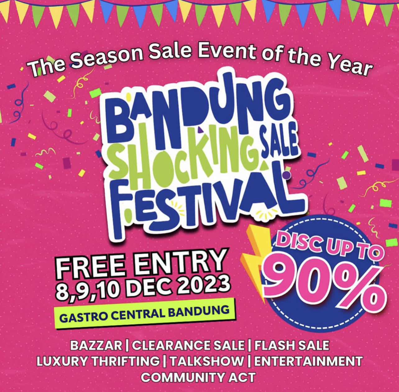 Event Bandung: Bandung Shocking Sale Festival - infobdg.com