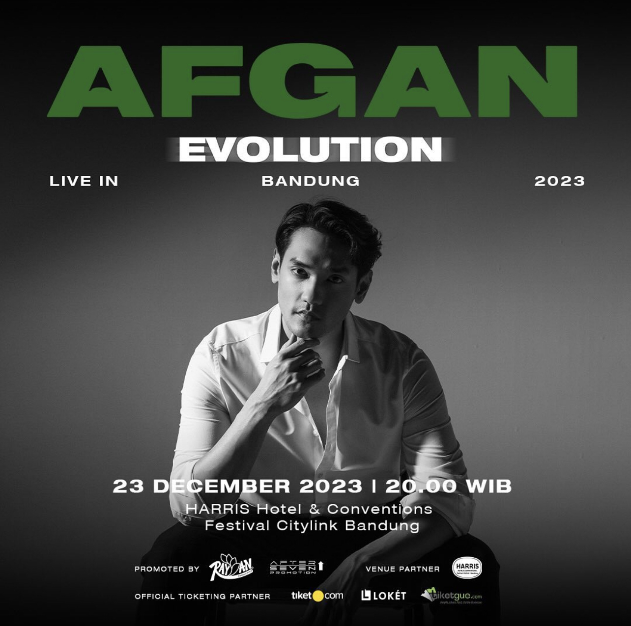 Event Musik Bandung: Afgan Evolution Bandung 2023 - infobdg.com