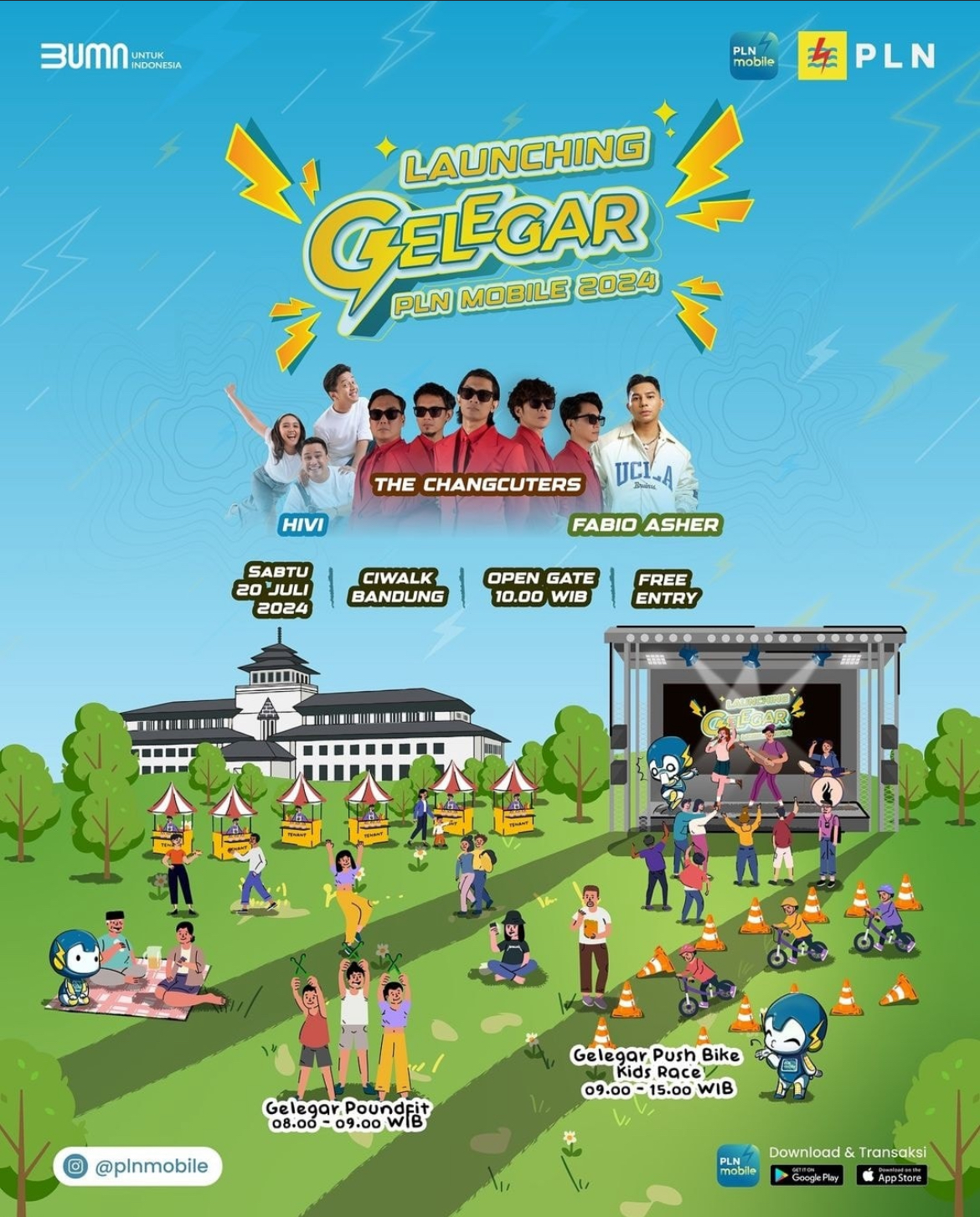 Event Bandung: Launching Gelegar PLN Mobile 2024 - infobdg.com