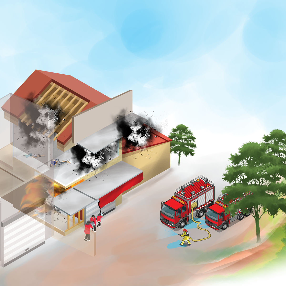 Rumah Joe P Project di Kota Bandung Alami Kebakaran, Diduga Akibat ...