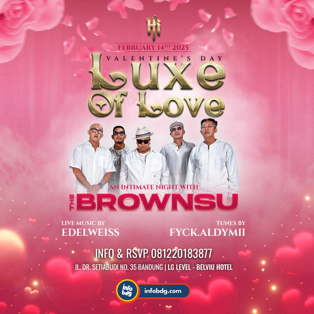 Rayakan Valentine dengan The Brownsu di Hi Hidden Club Bandung ...