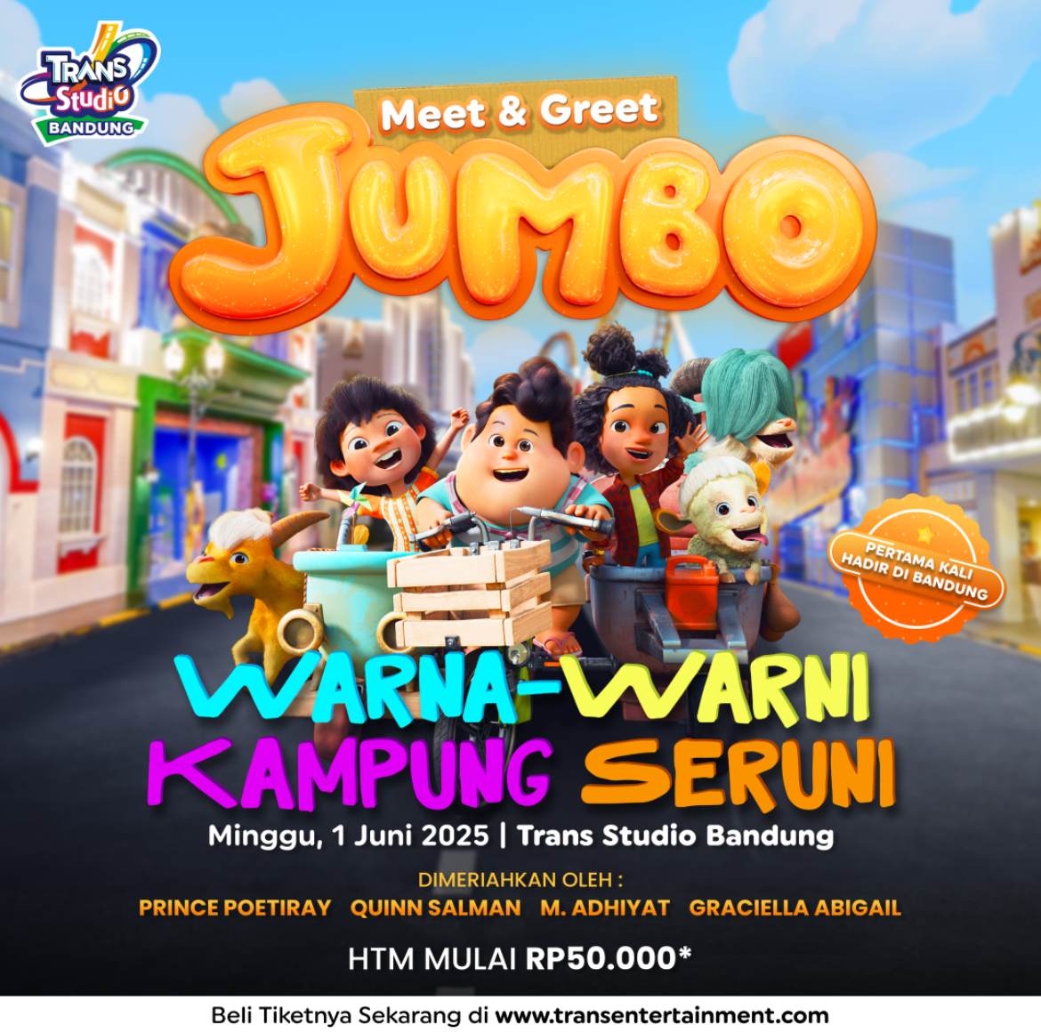 Geng Jumbo Sambangi Bandung! Trans Studio Gelar Meet & Greet Perdana 1 ...